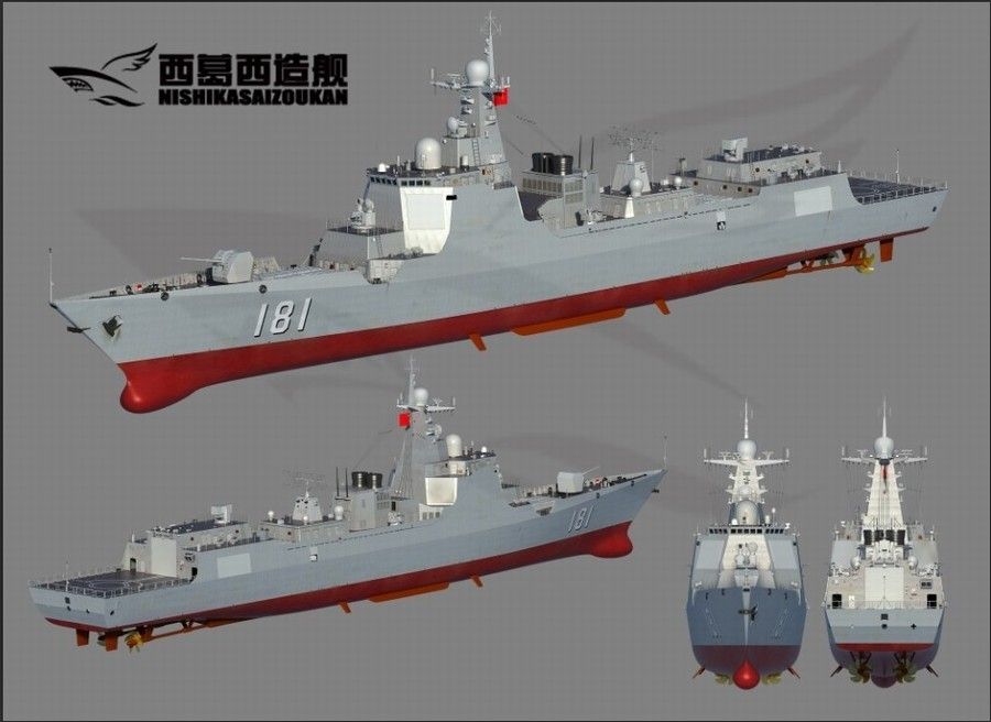 中華イージスこと最新鋭052Dミサイル駆逐艦、大量建造中！ | miyasanの寄り道