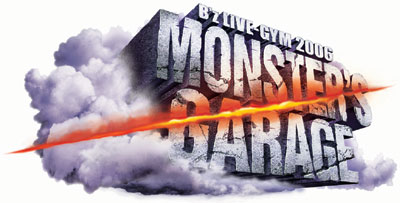 B'z ツアーTシャツ MONSTER GARAGE 不自然 B'z ツアーTシャツ MONSTER GARAGE 不自然