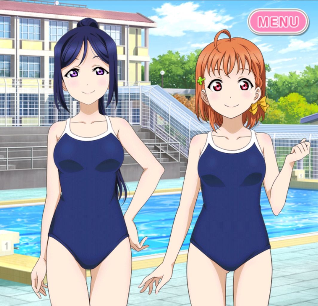 ラブライブあんてな: Aqoursのスク水姿wwwwwww