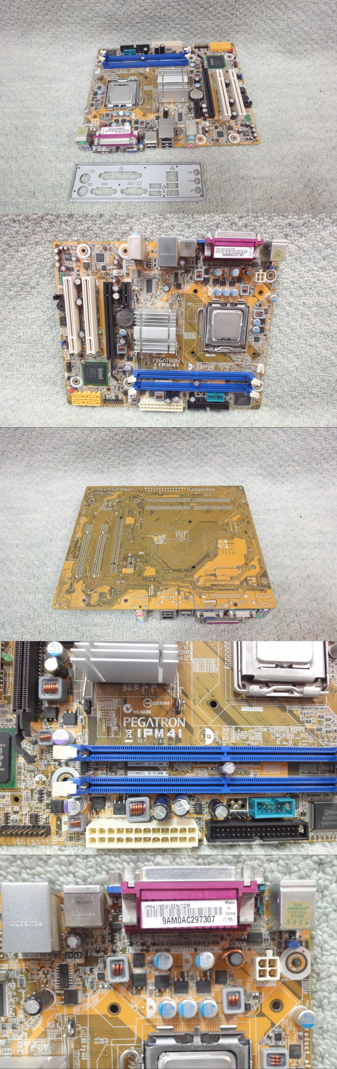 【中古】Pegatron IPM41 Rev1.03 マザーボード 動作確認済 LGA775 Core 2 Duo E7500 付 完動品の落札情報詳細 - ヤフオク落札価格情報 オークフリー