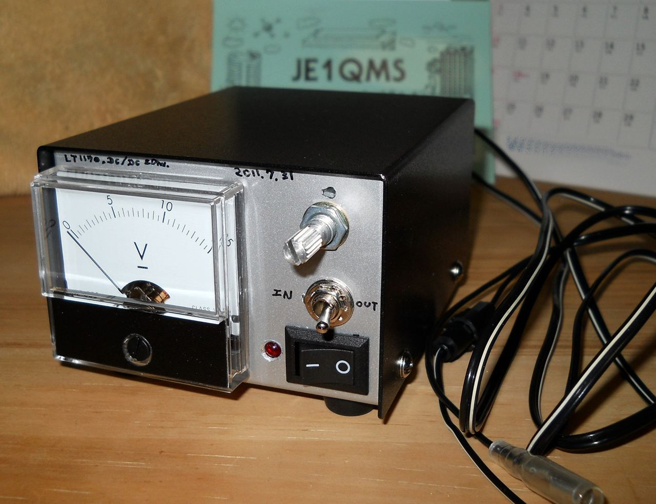 JE1QMS : LT1170昇圧電源完成！