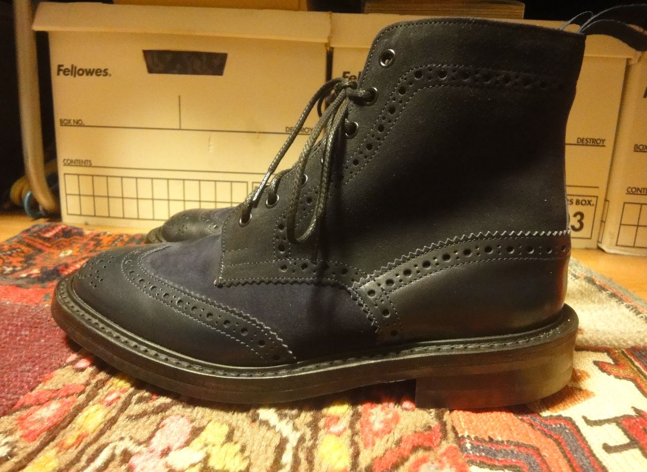 Tricker's×Hummingbirds'hill shop CALF WING TIP BOOTS : ああ Tricker's×Hummingbirds'hill shop CALF WING TIP BOOTS : ああ