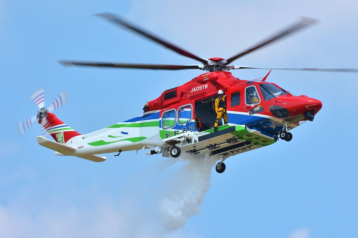 栃木県消防防災航空隊 Newおおるり JA09TR : ブルーさんの空