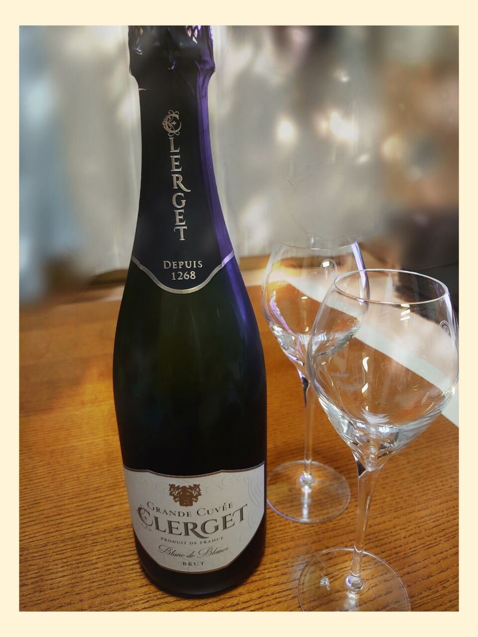 【GRANDE CUVEE CLERGET Blanc de Blancs BRUT】 : あふろのごはんブログ