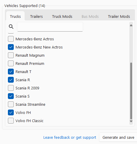 【自作Paint Job No.12】忘れた「Paint Job Packer」の設定項目の確認【ETS2日記 No.46】 : はまかぜの旅団