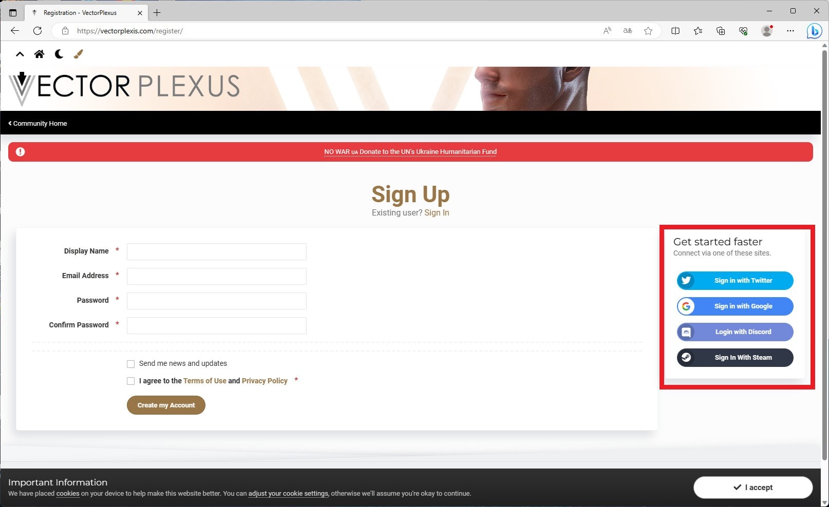 VectorPlexusに登録してみよう : SkyrimアダルトMod日記