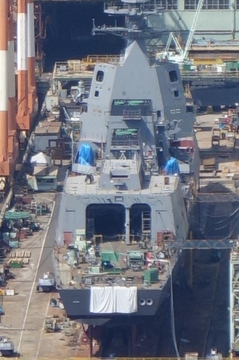 長崎港で進水間近の25DD撮ってきた、名前のところが文字数も分からないように隠されてたw : あ艦これ ～艦隊これくしょんまとめブログ～