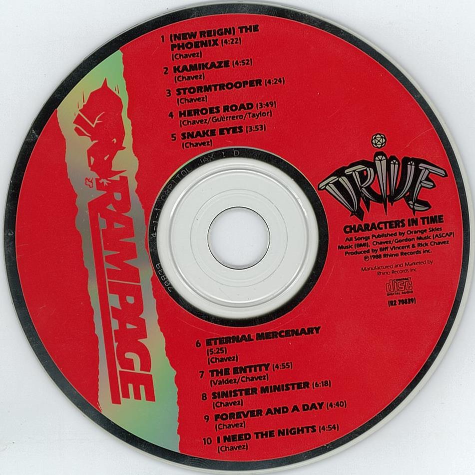 HR/HM 輸入オリジナル盤・廃盤ハンターの猟盤日記 : DRIVE/Characters In Time