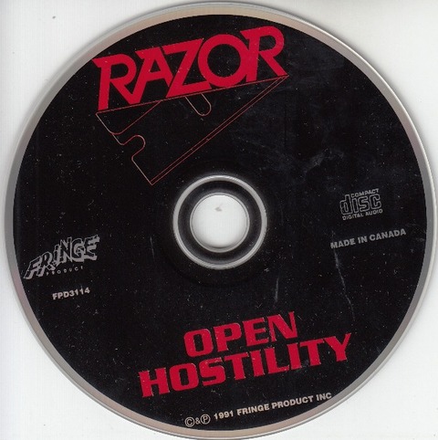 HR/HM 輸入オリジナル盤・廃盤ハンターの猟盤日記 : RAZOR/Open Hostility