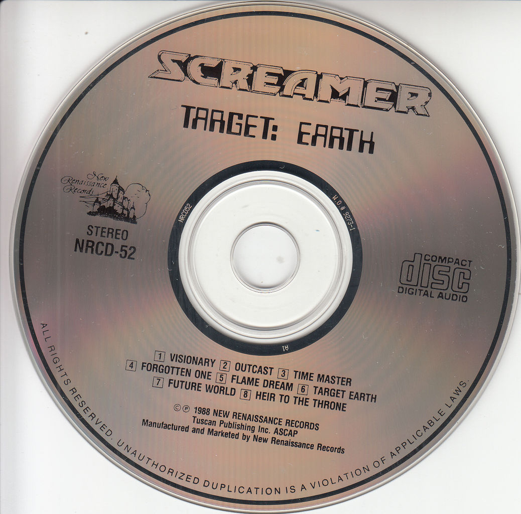 HR/HM 輸入オリジナル盤・廃盤ハンターの猟盤日記 : SCREAMER/Target Earth