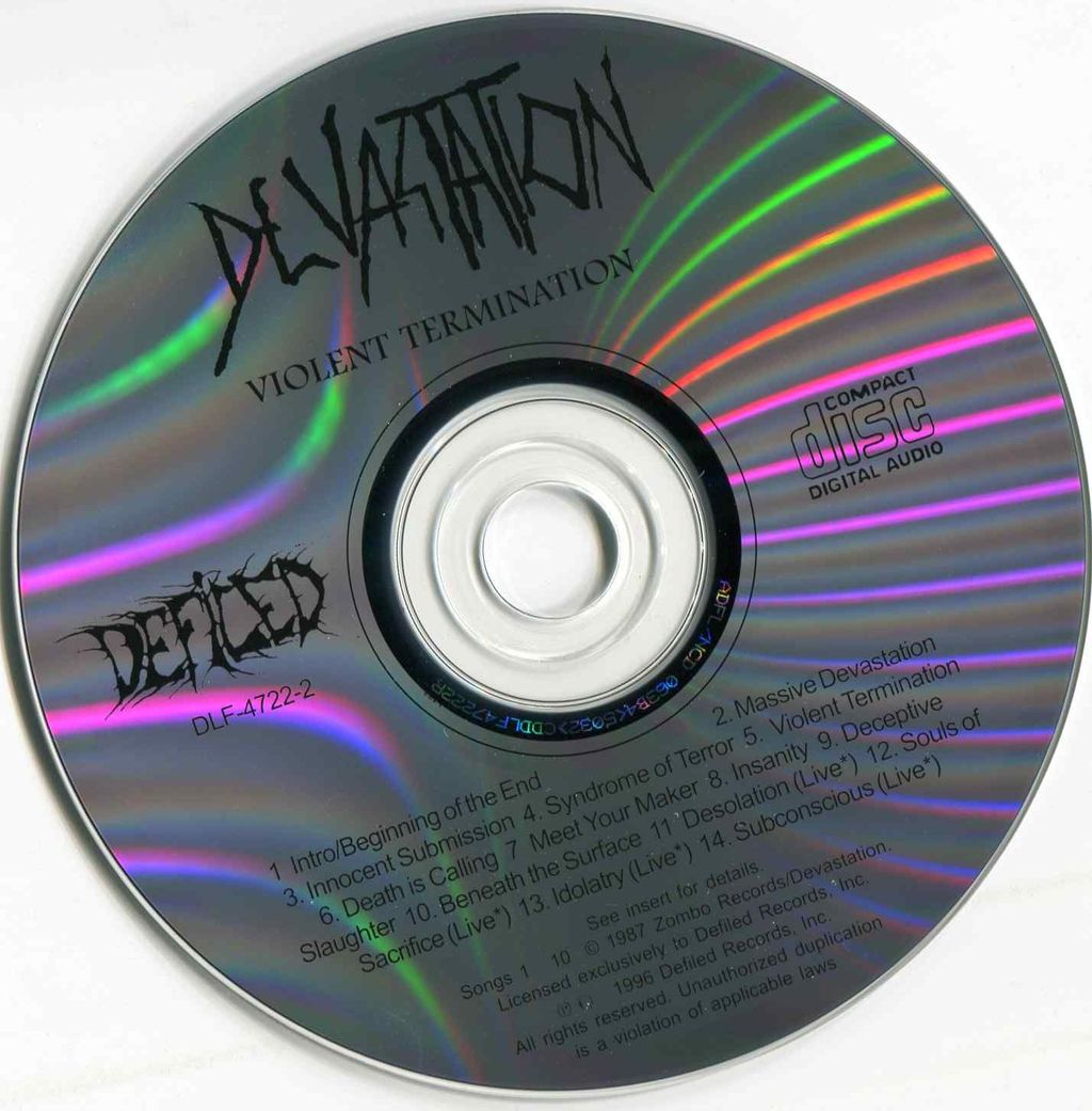 HR/HM 輸入オリジナル盤・廃盤ハンターの猟盤日記 : DEVASTATION/Violent Termination