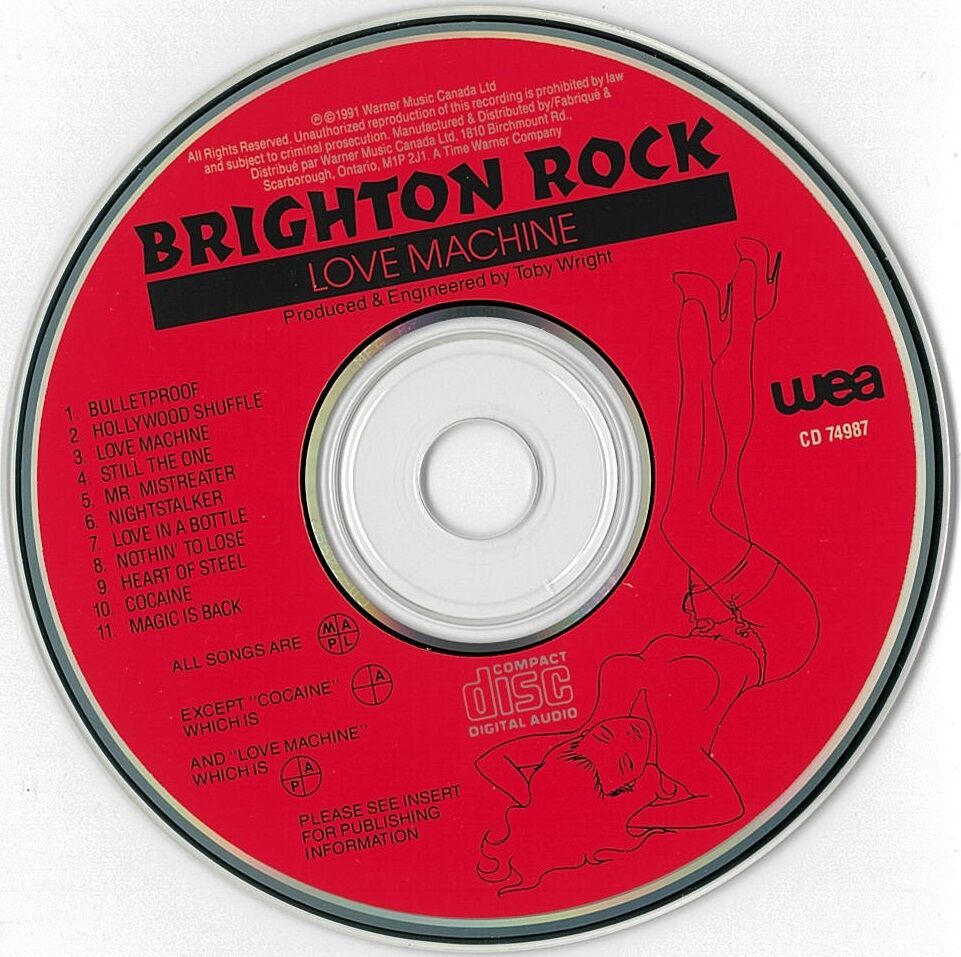 HR/HM 輸入オリジナル盤・廃盤ハンターの猟盤日記 : BRIGHTON ROCK/Love Machine
