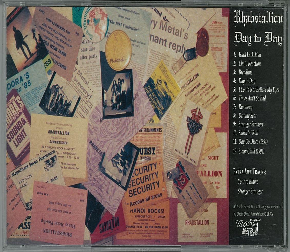 HR/HM 輸入オリジナル盤・廃盤ハンターの猟盤日記 : RHABSTALLION/Day To Day