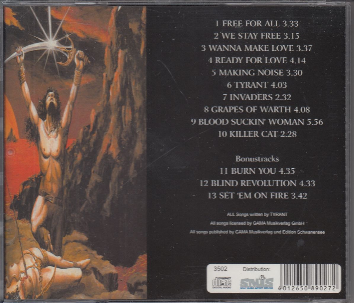 HR/HM 輸入オリジナル盤・廃盤ハンターの猟盤日記 : TYRANT/Mean Machine