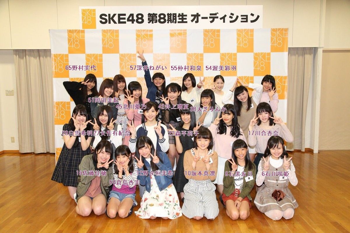 STU48まとめニュース（瀬戸内48） : NMB5期、HKT4期、SKE8期、AKB16期、STU1期、チーム8新人が出揃ったわけだが【STU48・瀬戸内48】