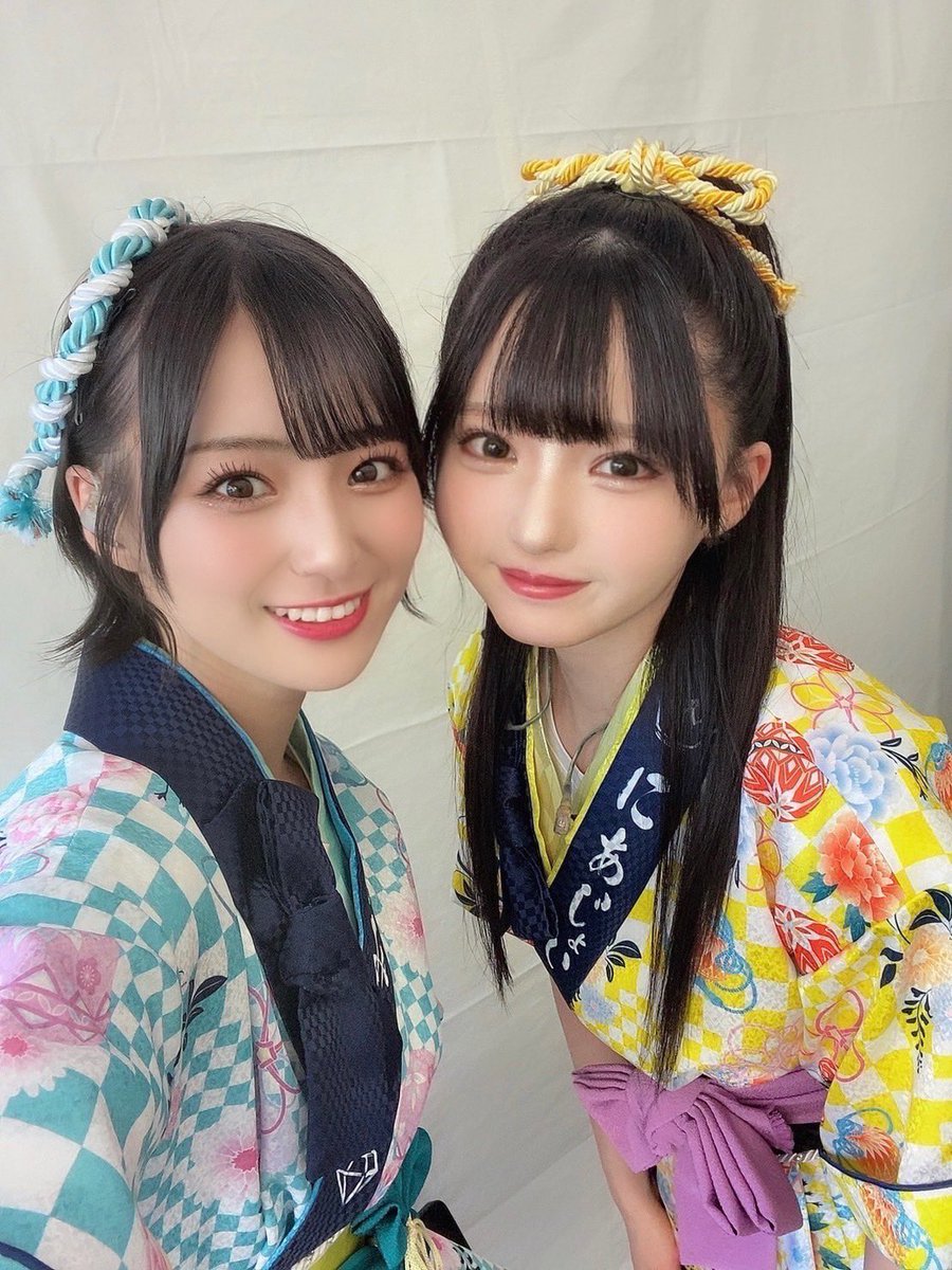 【≒JOY👑】市原愛弓＆冨田菜々風、ノイジョイ美人ツーショット💞【≠ME💎】 : AKBフレンド