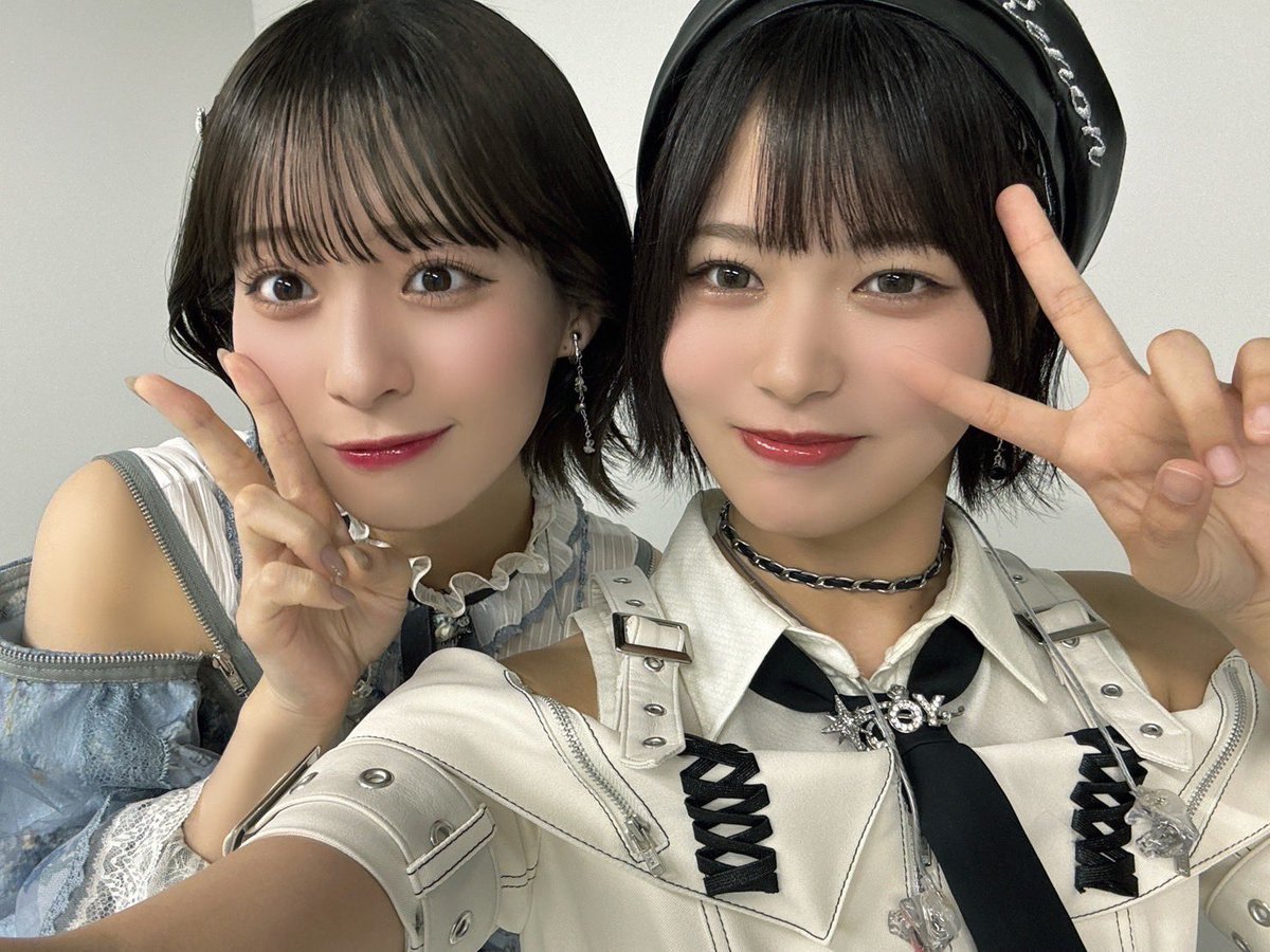 【≠ME】冨田菜々風＆江角怜音、強すぎるツーショット💎👑【≒JOY】 : AKBフレンド
