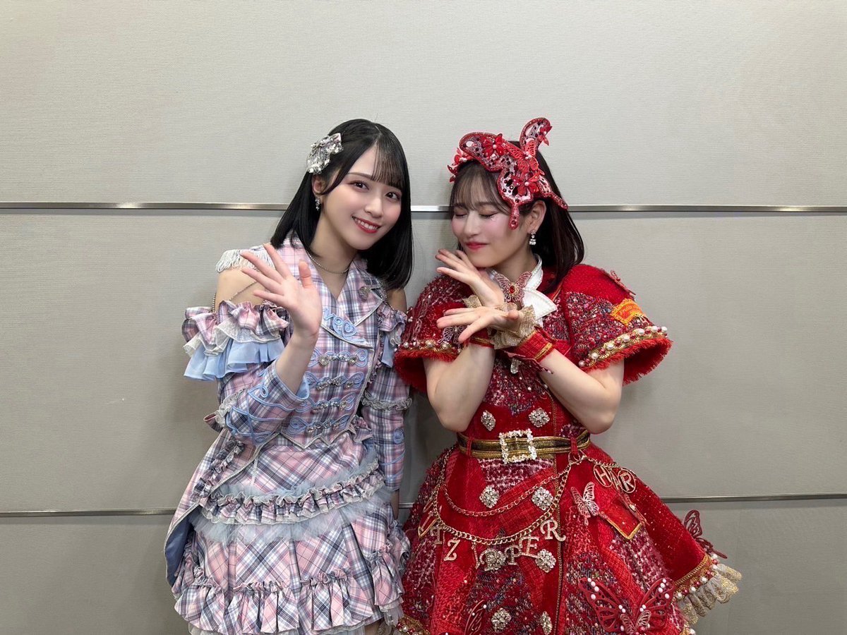 LOVE】佐々木舞香ちゃんと月足天音(FRUITS ZIPPER)ちゃんのツーショット💞 : AKBフレンド