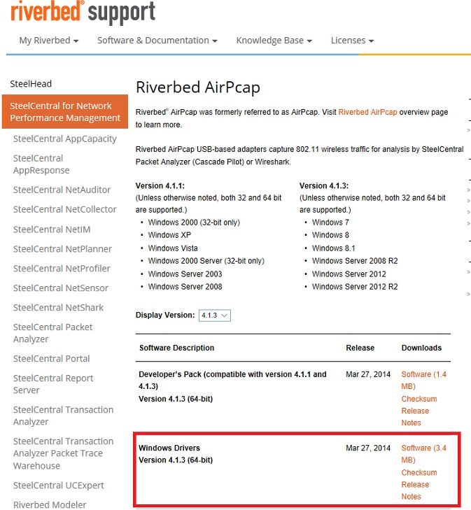 AirPcapがWiresharkで認識されなかったのでやったこと : pubinf