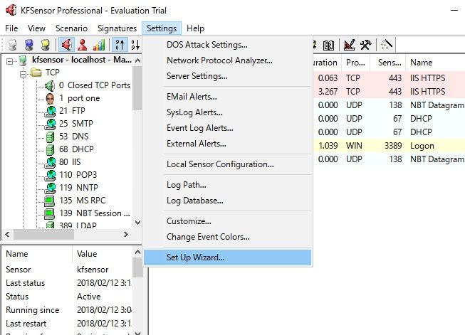 Windows上で動くIDS&honeypot KFSensorを使ってインターネットにさらす : pubinf