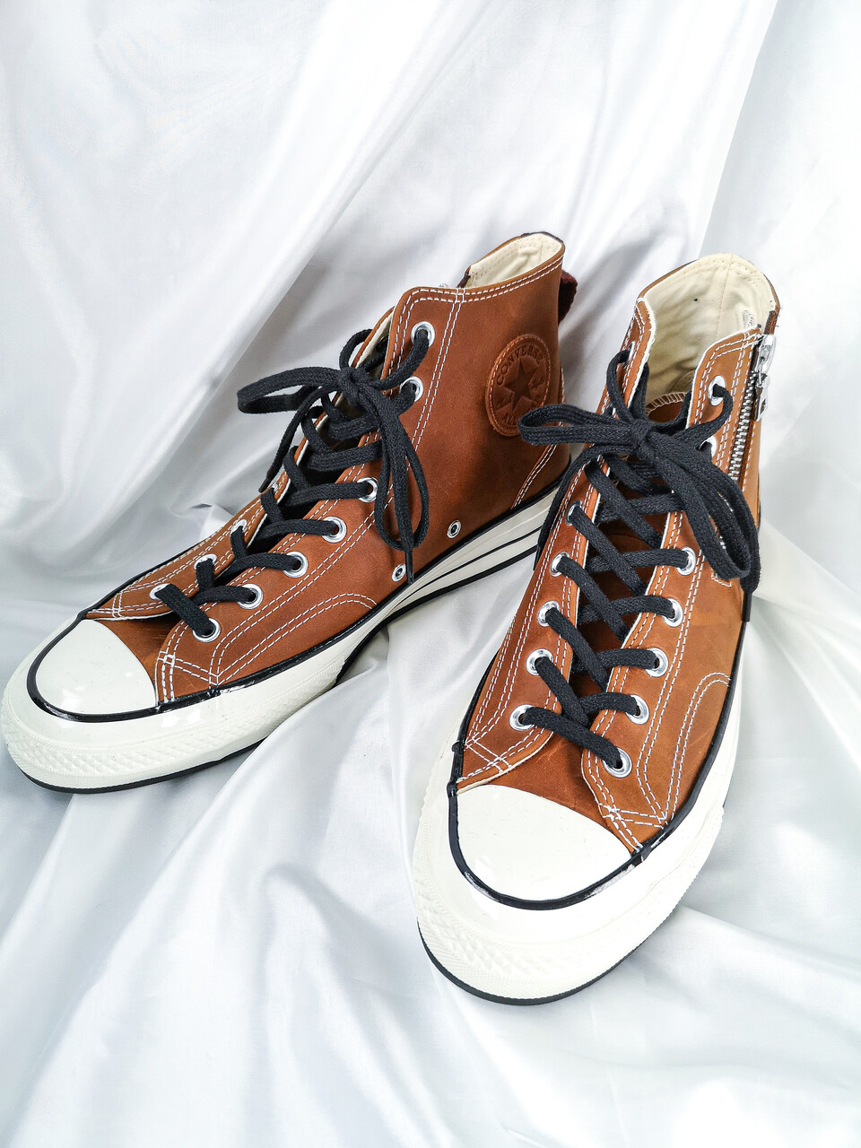 CONVERSE CT70 ハイカット × riri（リリ）コラボ。高級ファスナーとレザーアッパーでブーツライクな逸品 : モノズキ.com