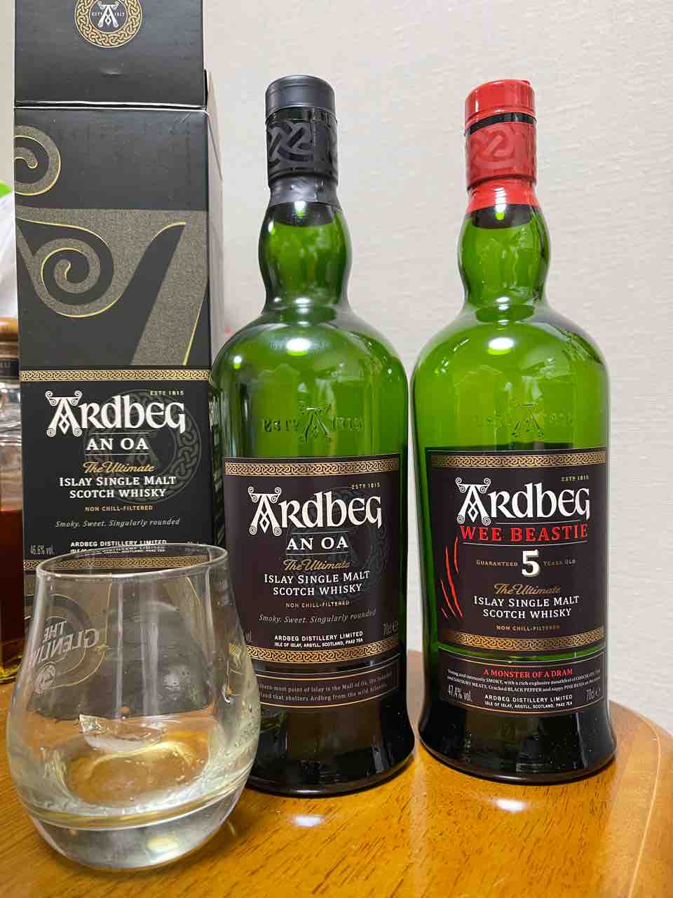 今夜のアードベッグ ボトル！/Tonight’s Ardbeg bottles! : Whisky Cat's Patrol