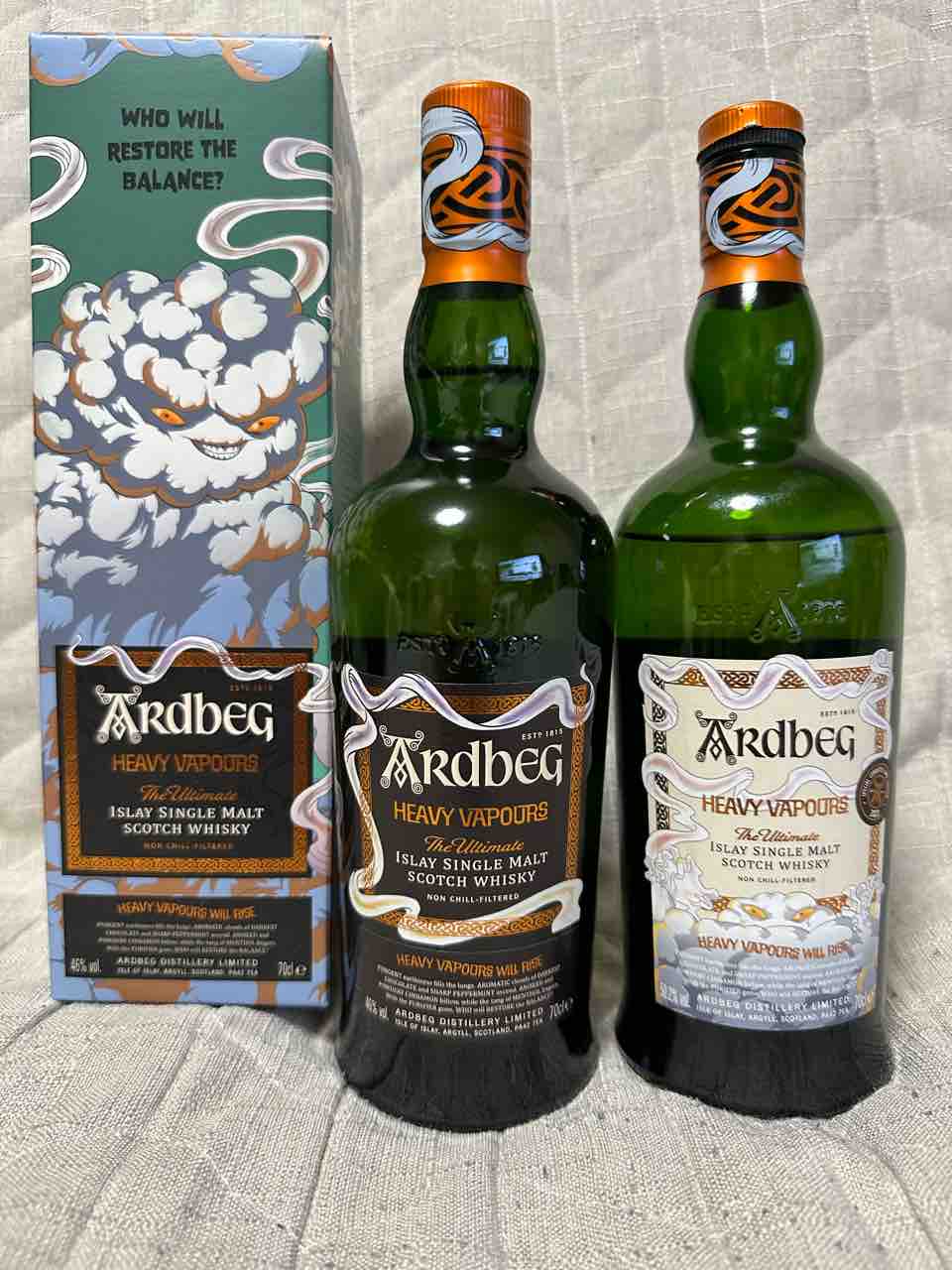 アードベッグ ヘビー・ヴェーバーの通常版とコミッティー版/ Ardbeg Heavy vapors regular edition and ...