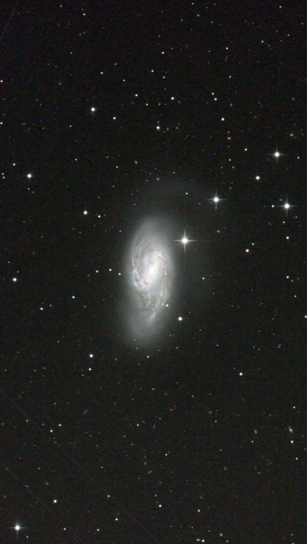 星夜思:★12/22-23 30cm鏡LiveStack ④～ 薄明開始までM66(Arp16，Arp317)