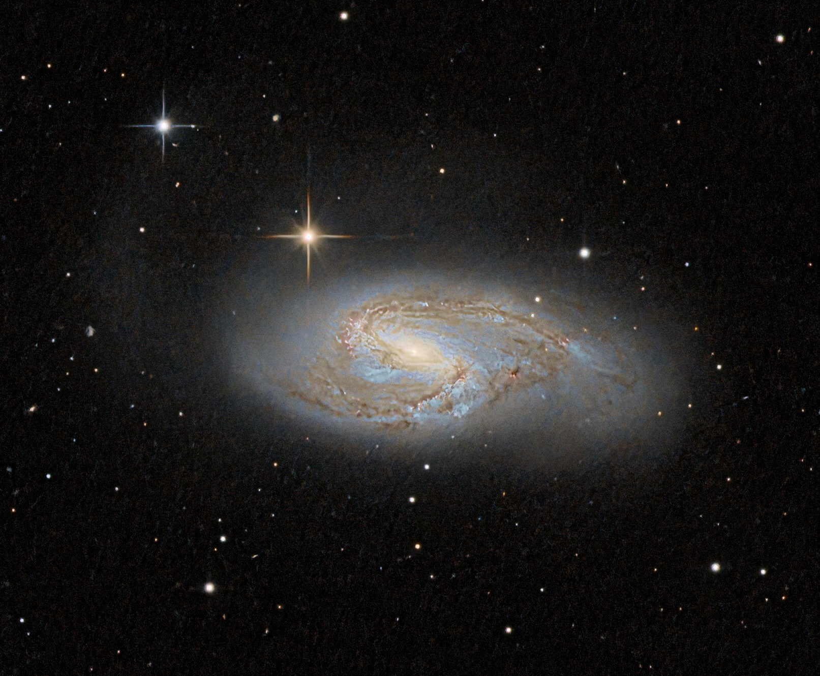 星夜思:★12/22-23 30cm鏡LiveStack ④～ 薄明開始までM66(Arp16，Arp317)