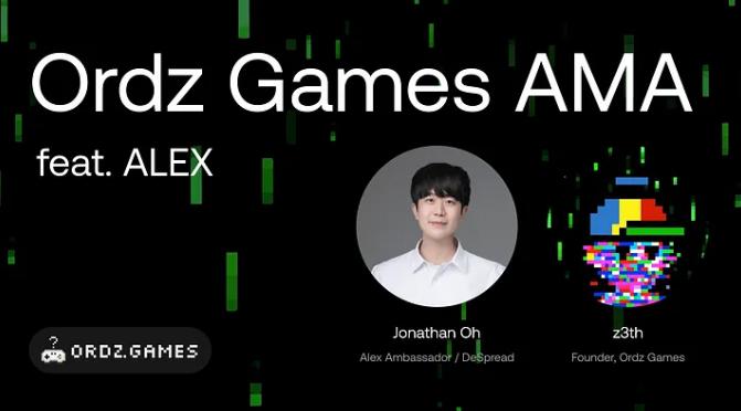 【AMA】ALEX x Ordz Games まとめ : アレックス（ALEX）日本公式ブログ