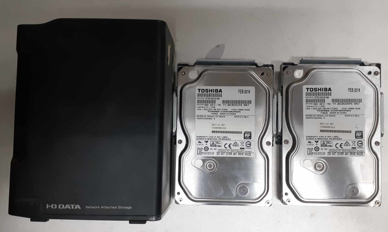 I・O DATA製 LANDISK HDL2A RAID1 ハードディスクデータ救出 : 湘南のパソコン修理専門店 下田商会 0466-48-2386