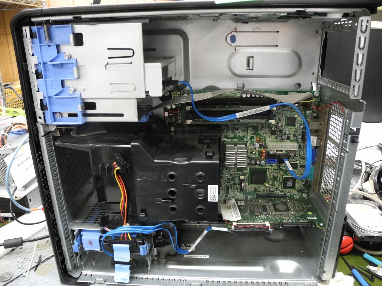 DELL PowerEdge T100エントリーサーバ機 修理作業 : 湘南のパソコン修理専門店 下田商会 0466-48-2386