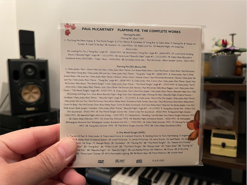 PAUL McCARTNEY『FLAMING PIE The Complete Works.』を入手！2CD1DVDで紙ジャケ仕様 ...