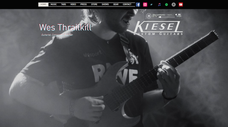 前からブログに載せようと思ってた『Wes Thrailkill』キングクリムゾン的ヴァンヘイレンギター？ : Blues For Tony