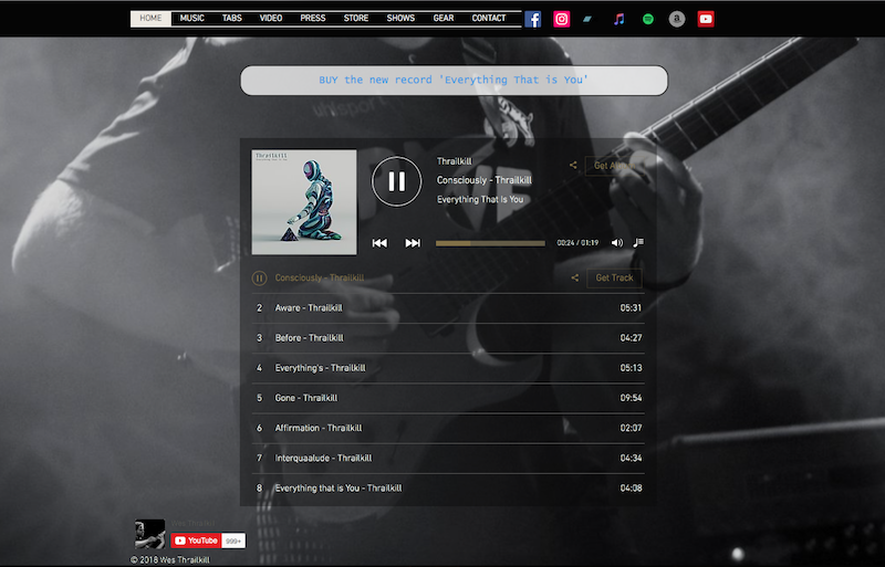 Wes Thrailkill : Blues For Tony