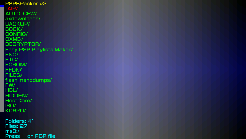 PSP自作アプリ（EBOOT.PBP）を展開・カスタマイズ「PSPBPacker v2 」 : LUNA～Library University ...