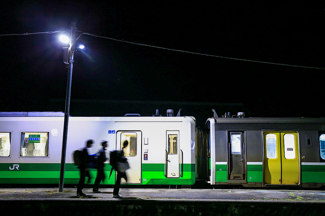 JR東日本郡山総合車両センターキハ110系@キハ110-223（帰宅列車） : FreeBee vol.2