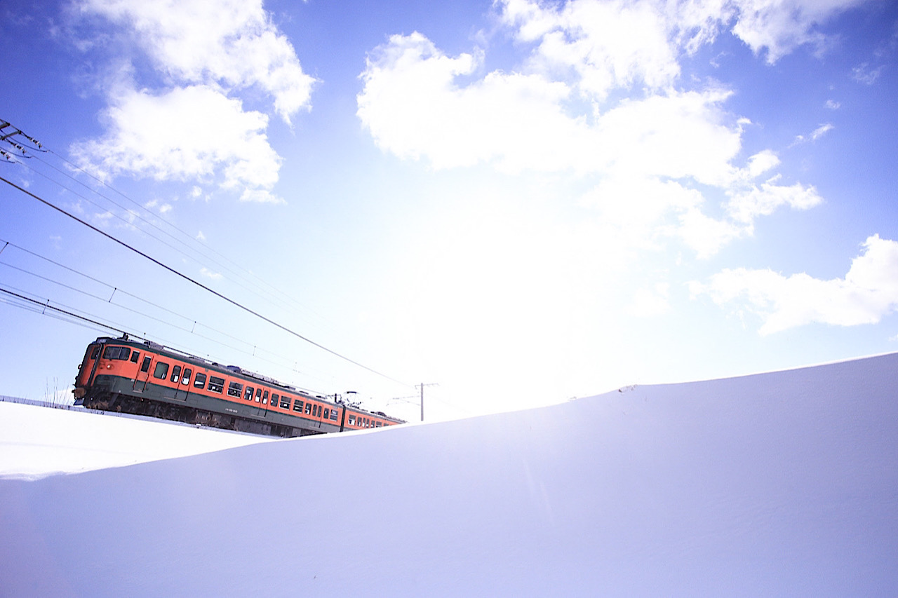 しなの鉄道115系@S3編成（雪壁） : FreeBee vol.2