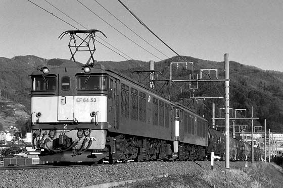 EF64-53＋EF64-61＋タキ車×12両（下諏訪築堤） : FreeBee vol.2