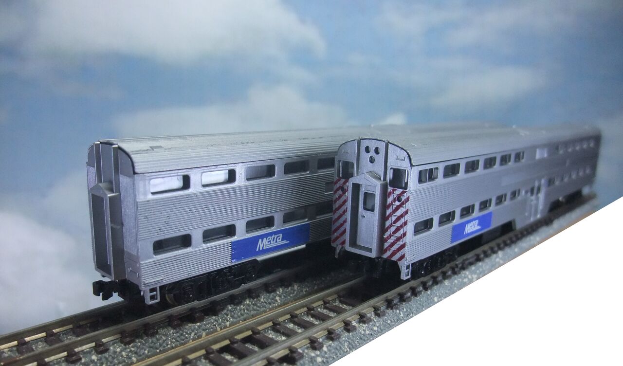 American Nscale Association:Chicago Metra Bi-Level Commuter Coach & E8 ...