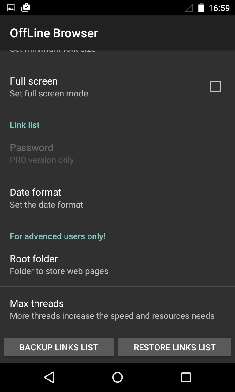 Android★SQUARE: Offline Browser ～ HTMLファイルを保存してオフライン閲覧を実現