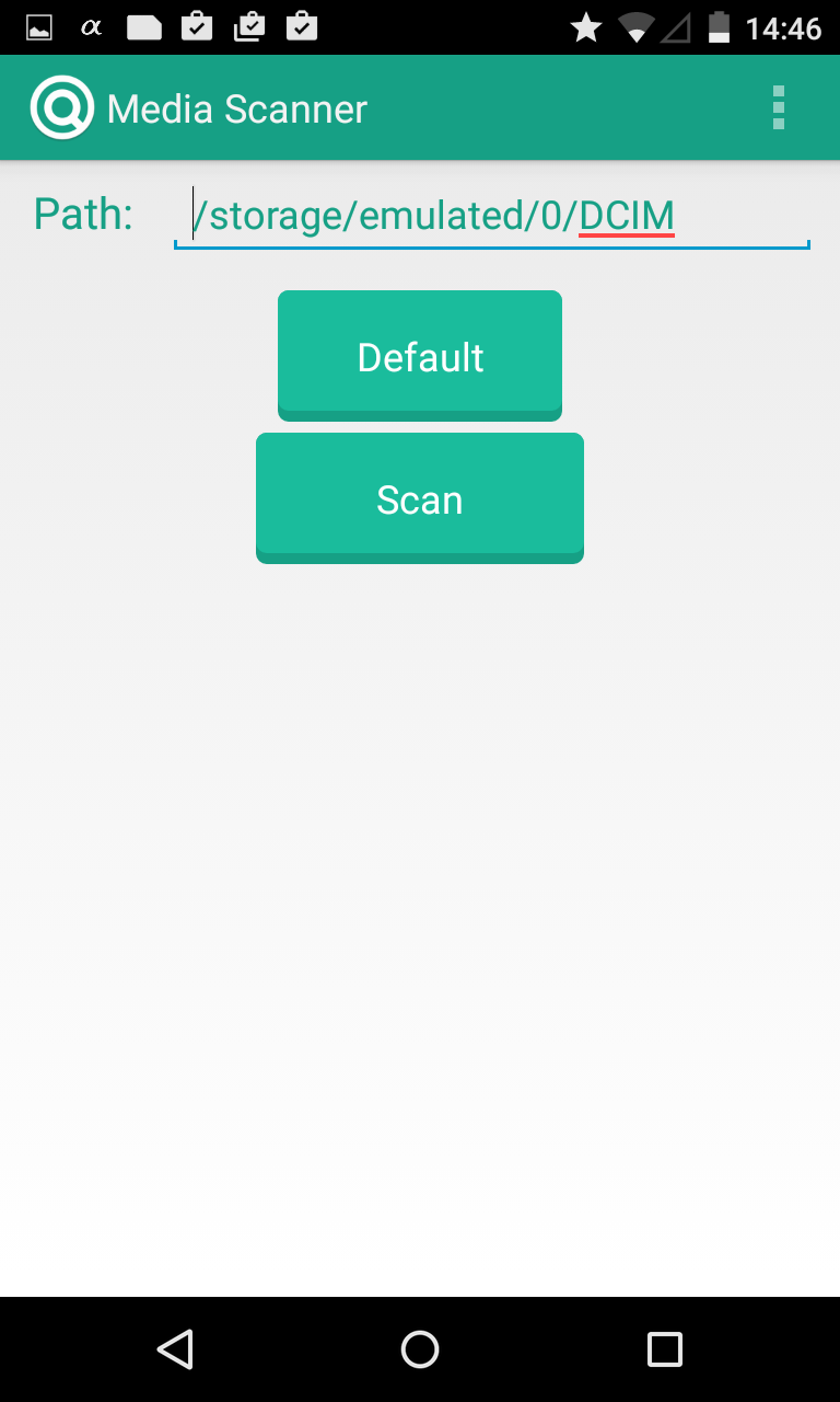 Android★SQUARE: Media Scanner ～ メディアストレージを修復するユーティリティ