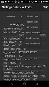 Android★SQUARE: Settings Database Editor ～ これはAndroid版『regedit』