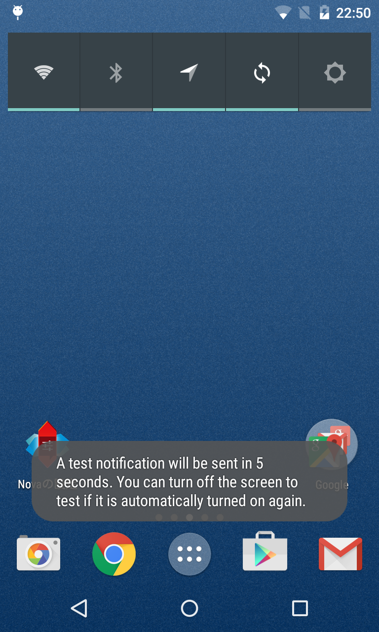 Android★SQUARE: Glimpse Notifications ～ メール受信で画面が表示！ メール/SNSの着信を見逃さない