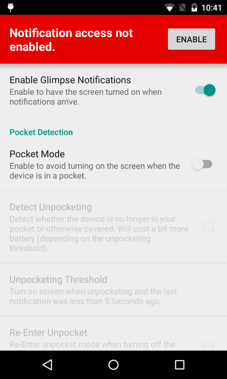 Android★SQUARE: Glimpse Notifications ～ メール受信で画面が表示！ メール/SNSの着信を見逃さない
