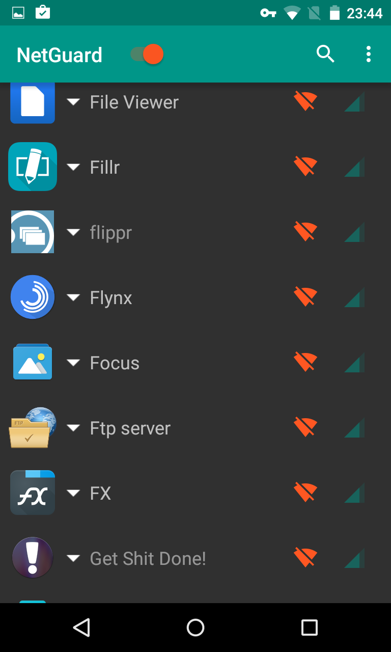 Android★SQUARE: NetGuard - no-root firewall ~ 画面オフ時のみの通信遮断も可能なファイアウォール