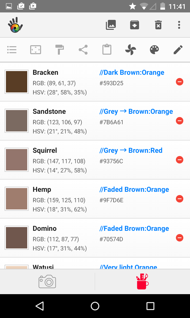 Android★SQUARE: Color Grab (color detection) ～ 使われている色を解析するプロ向けカラーピッカー