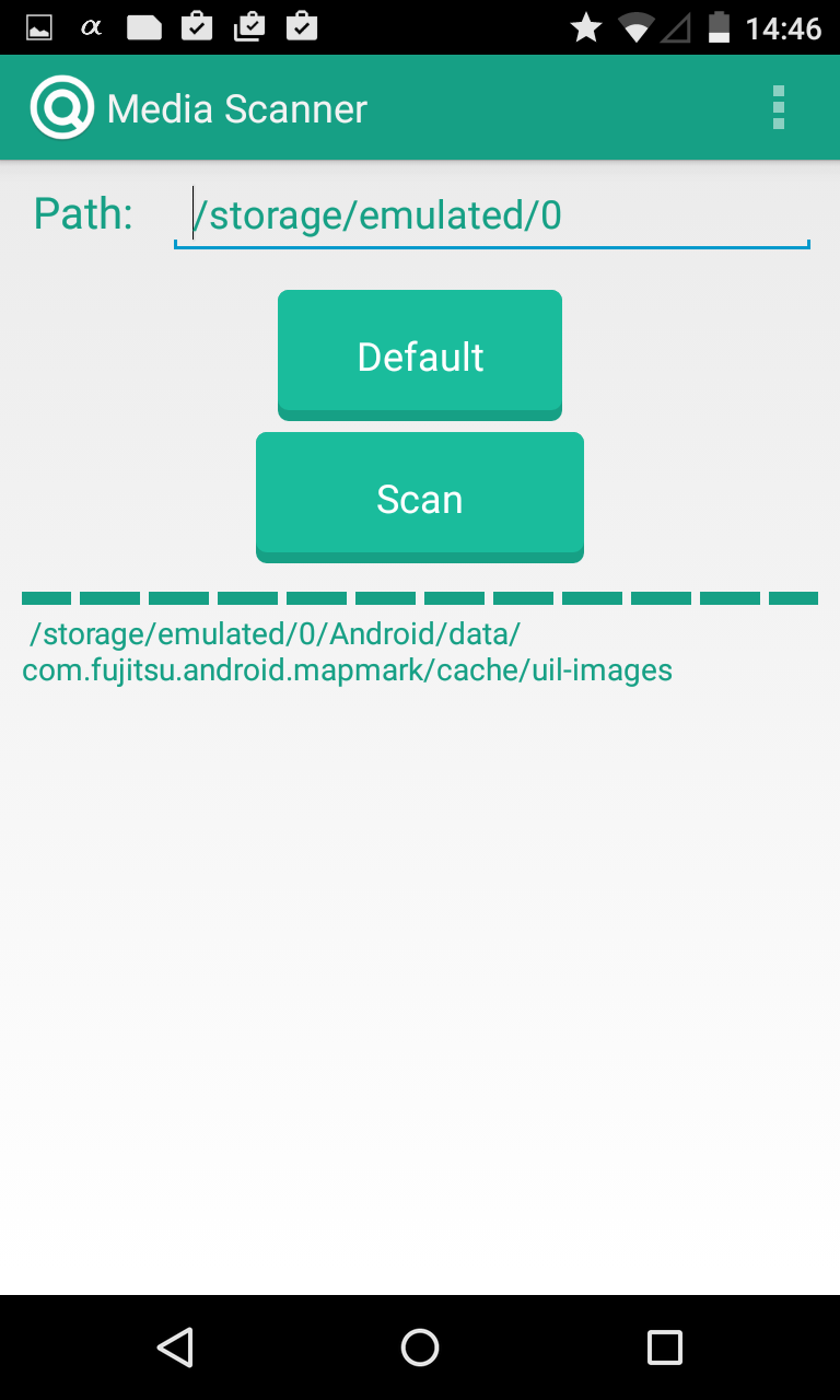 Android★SQUARE: Media Scanner ～ メディアストレージを修復するユーティリティ