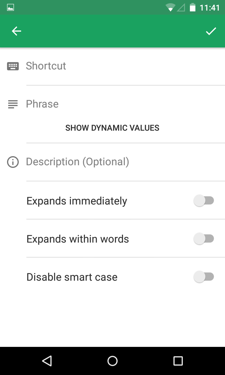 Android★SQUARE: Texpand - Text Expander ～ 使用中のIMEから直接入力できる通知領域を使わない短文入力ツール