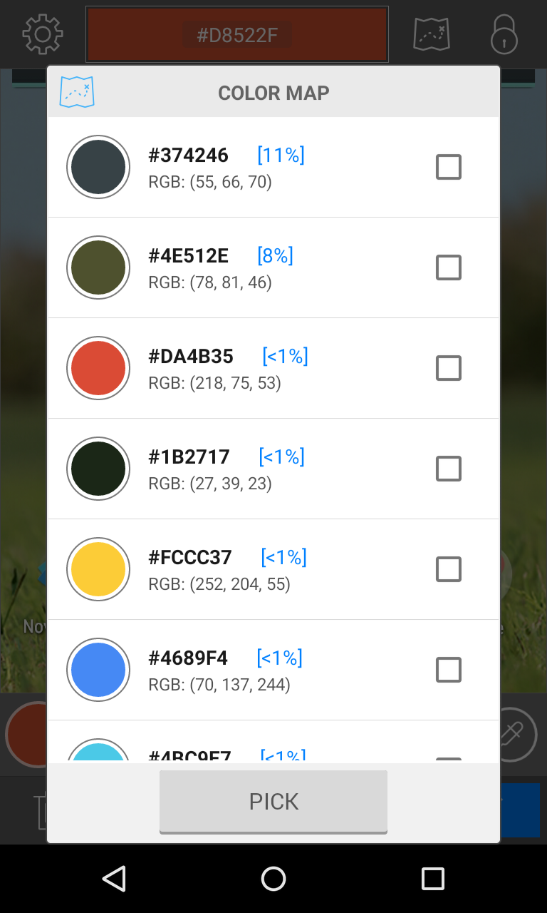 Android★SQUARE: Color Grab (color detection) ～ 使われている色を解析するプロ向けカラーピッカー